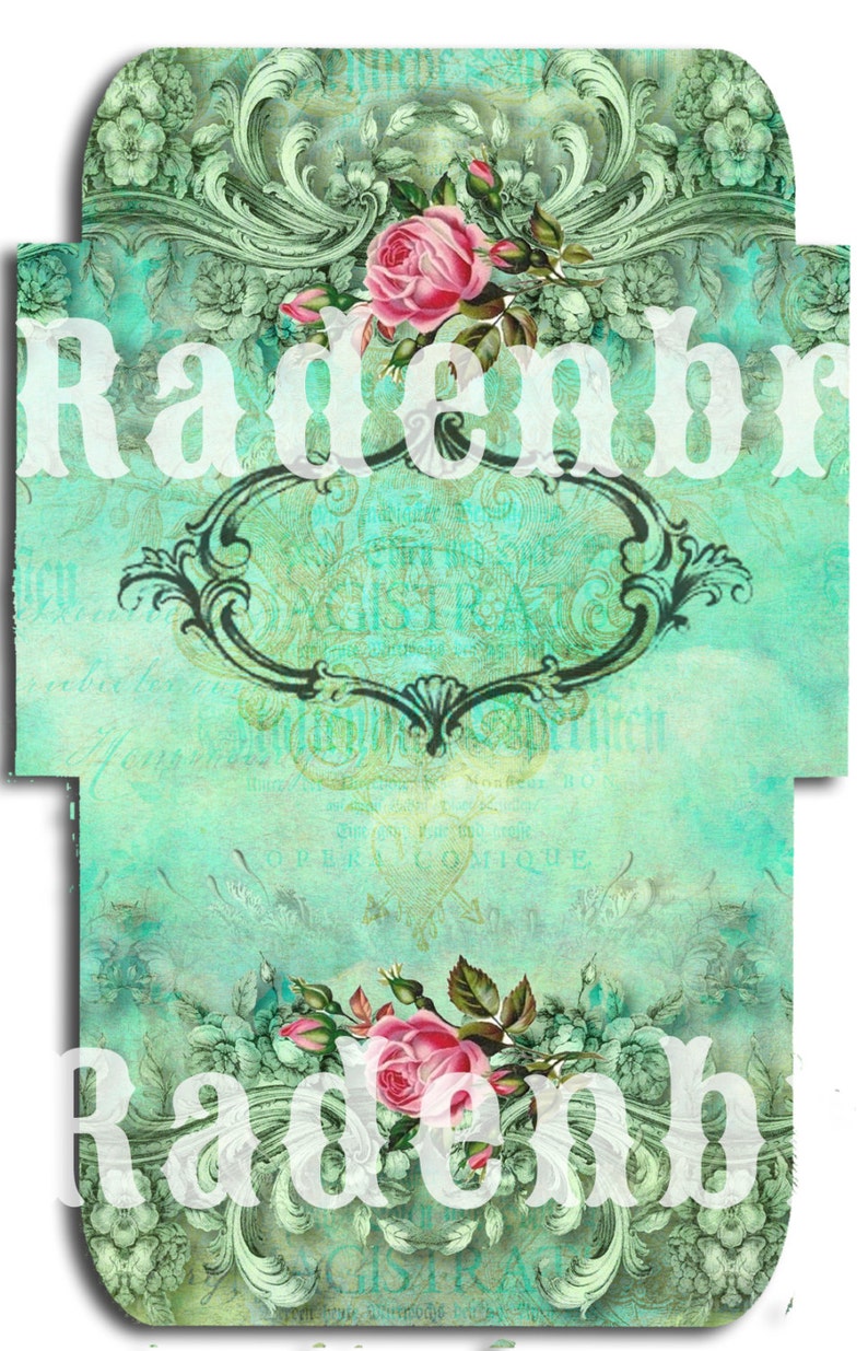 Printable Teal Note Paper Set - Etsy