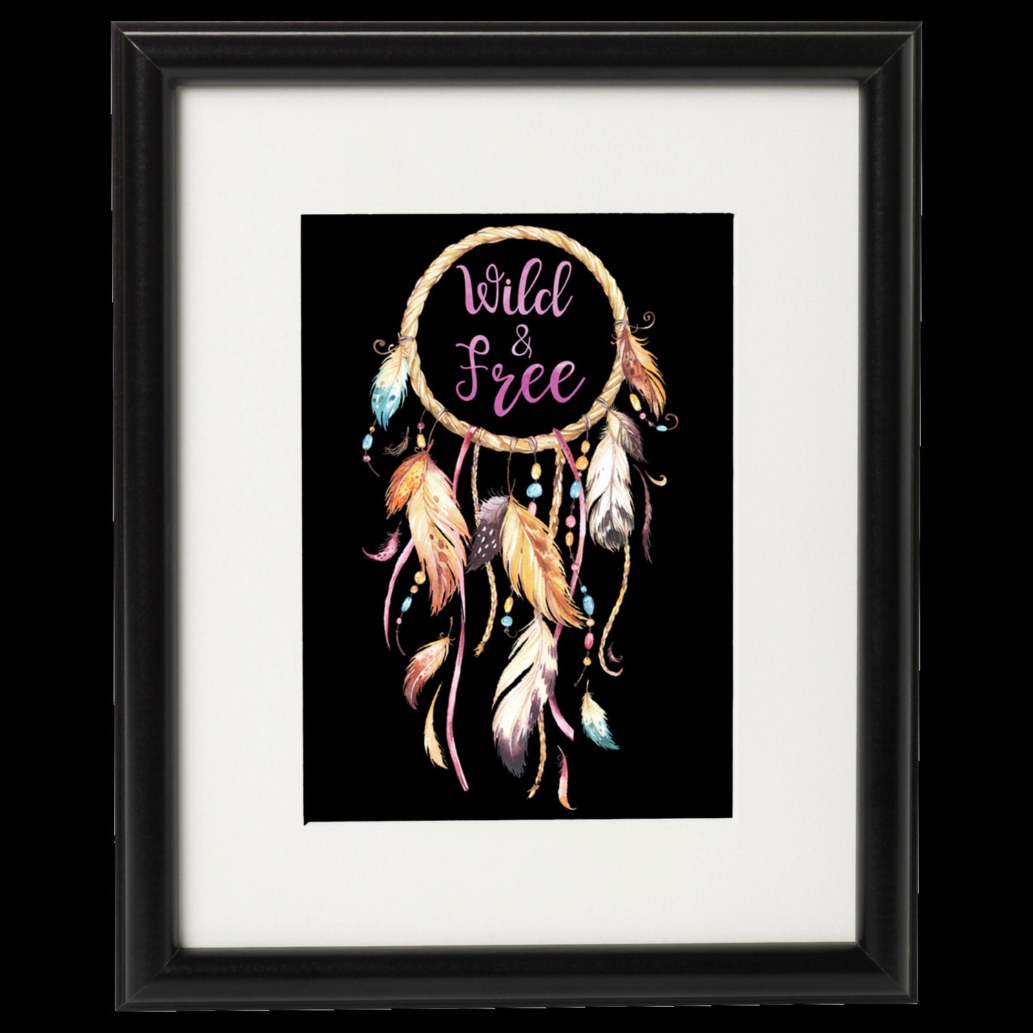 Wild & Free Digital Art Print - Etsy