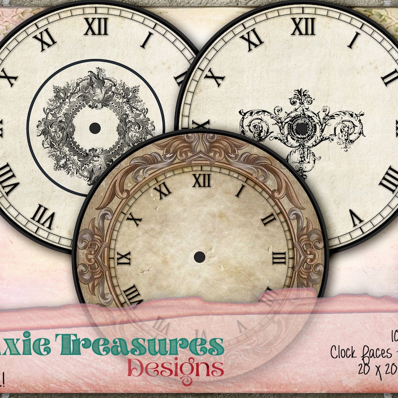 Clock Faces - Etsy