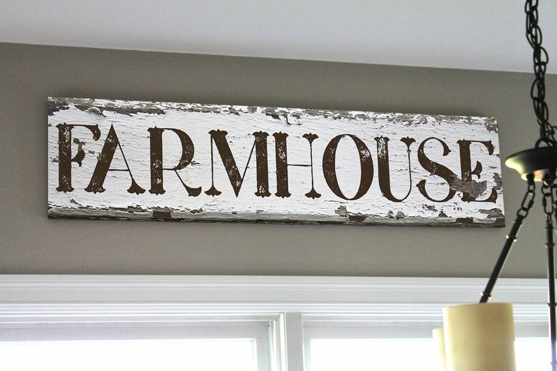 Rustic Farmhouse Sign Digital Printable - Etsy