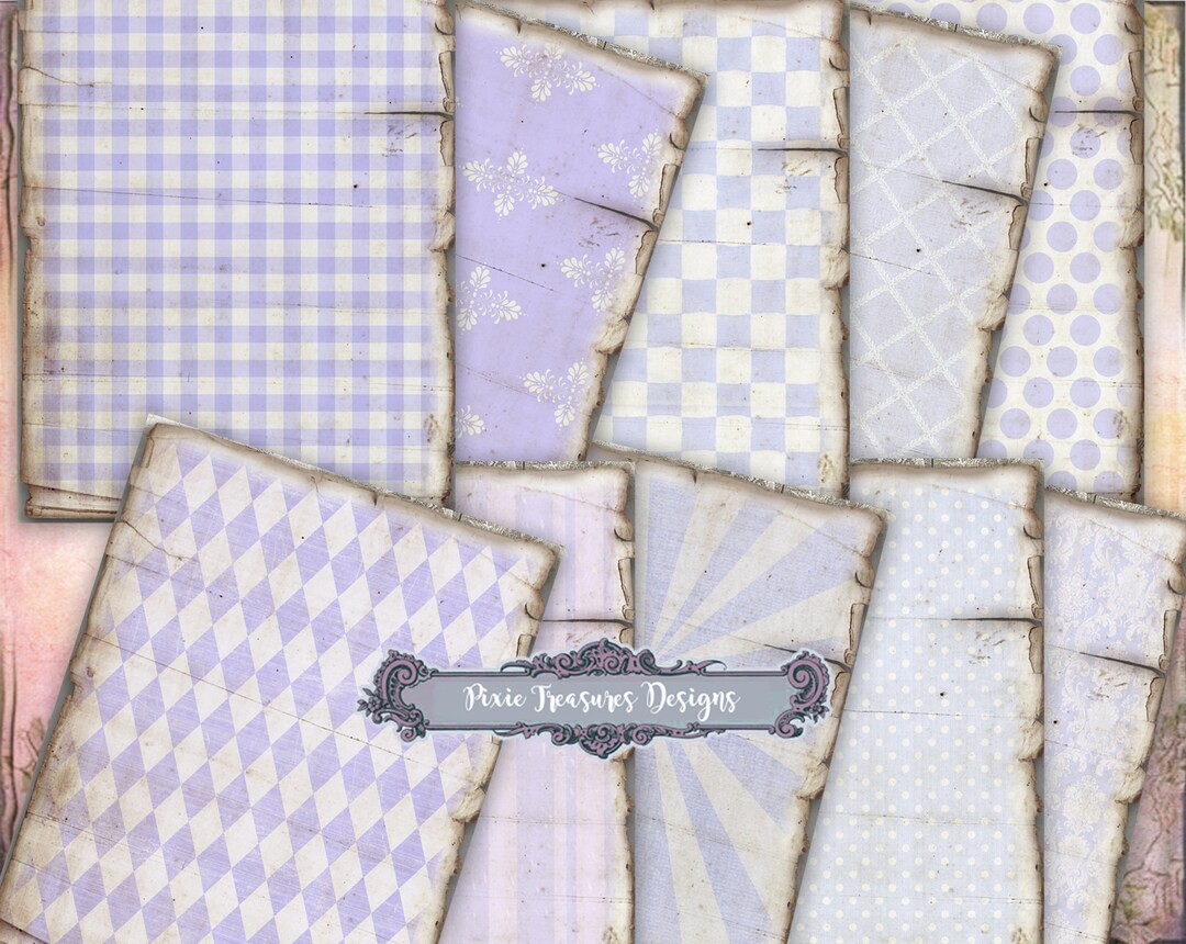 10 Printable Blue Background Papers - Etsy