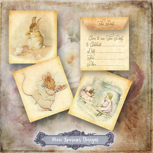 Beatrix Potter Baby Shower Invitations - Etsy