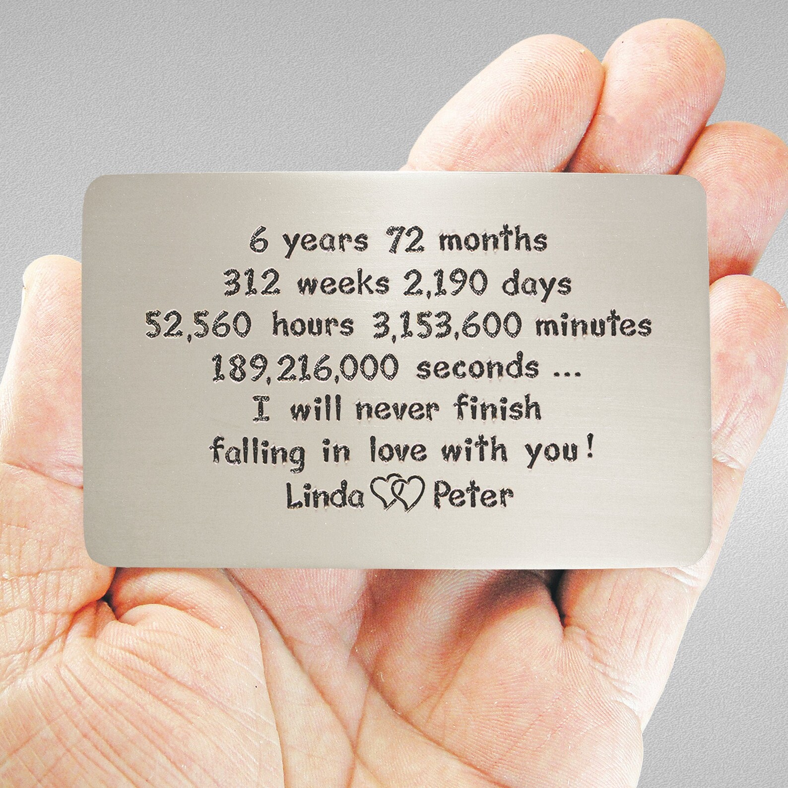 6th Anniversary Gift For Husband Personalized Wedding Etsy 6th Anniversary Gift For Husband Personalized Wedding Etsy