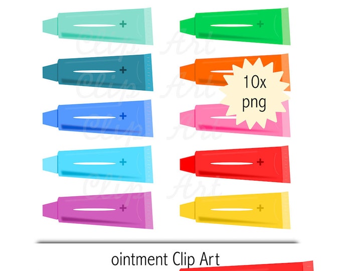 Ointment Clip Art Instant Download Medical Clipart - Etsy