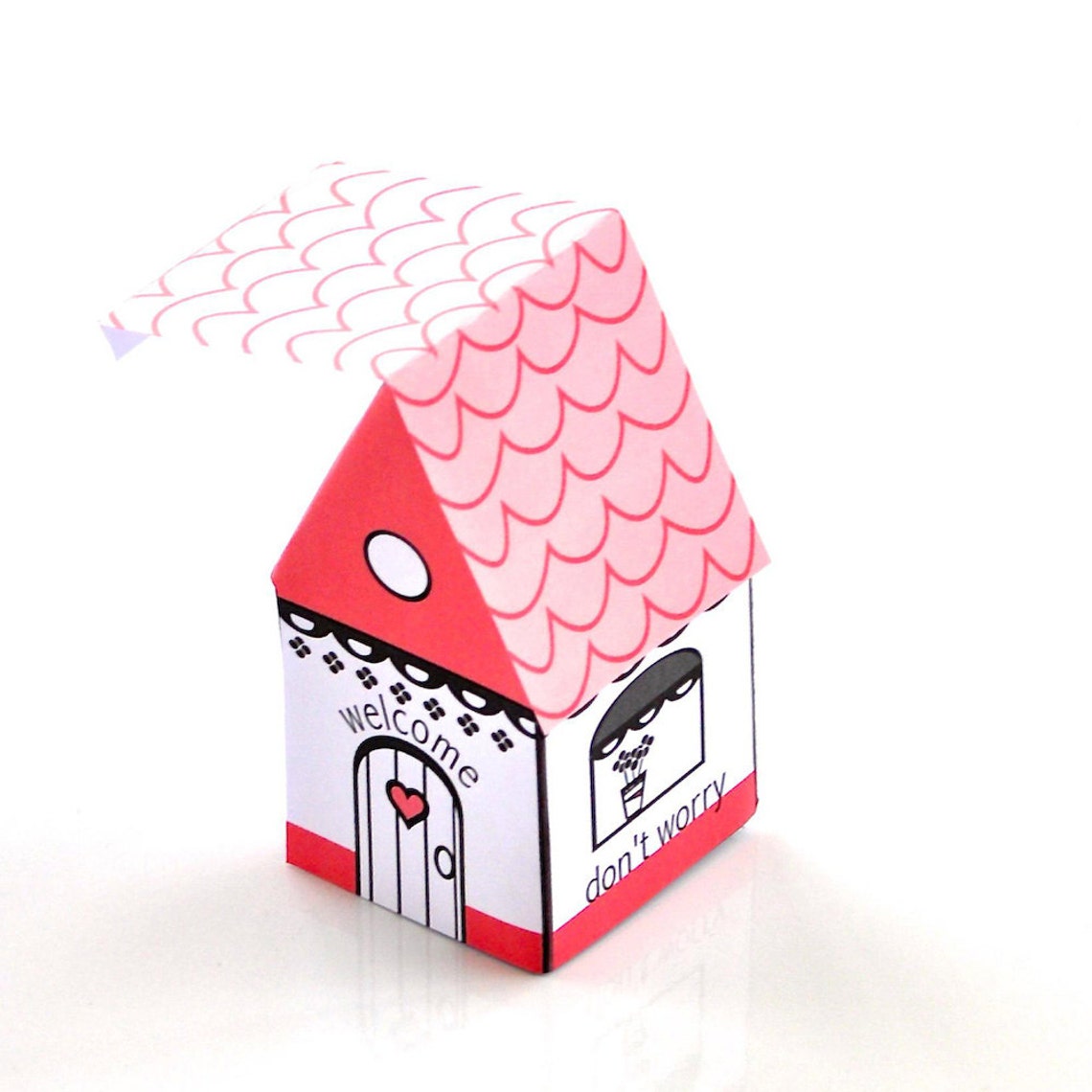 House Box Instant Download Printable Gift Idea Anti Stress Favor Box ...