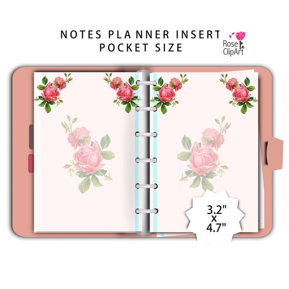 Printable Pocket Planner Insert for Notes Instant Download - Etsy
