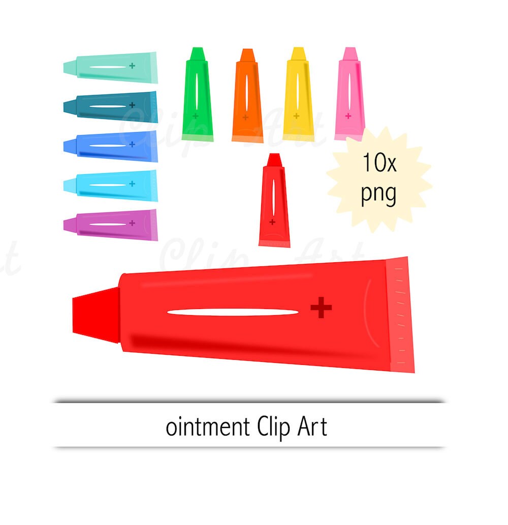 Ointment Clip Art Instant Download Medical Clipart - Etsy