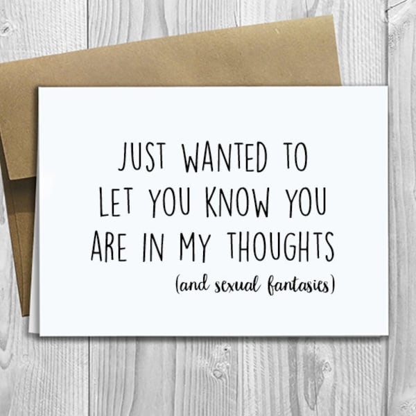 Sexual Birthday Card Etsy