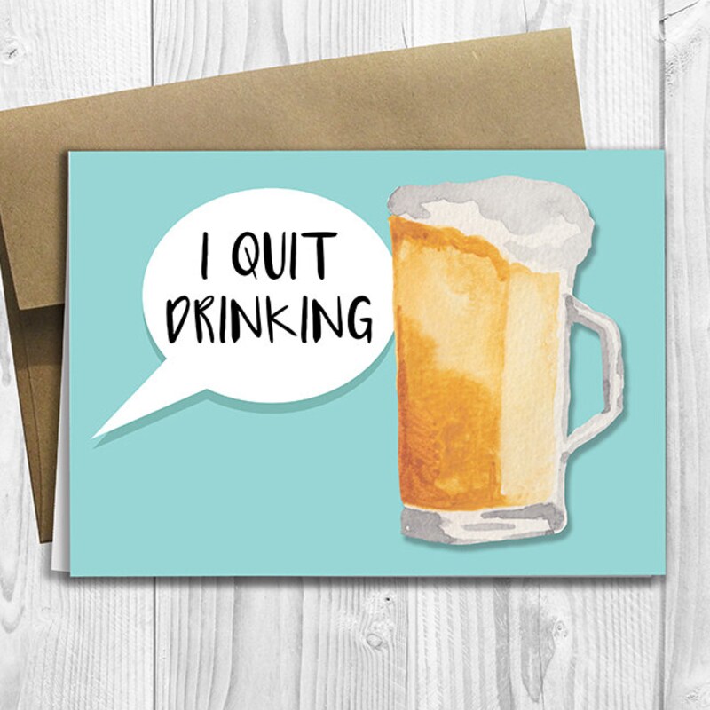 I Quit Card - Etsy