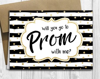 Prom Greeting Card - Etsy