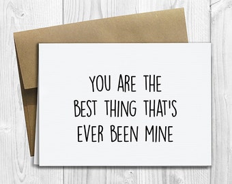 PRINTED You're the Bestest 5x7 Greeting Card Cute | Etsy