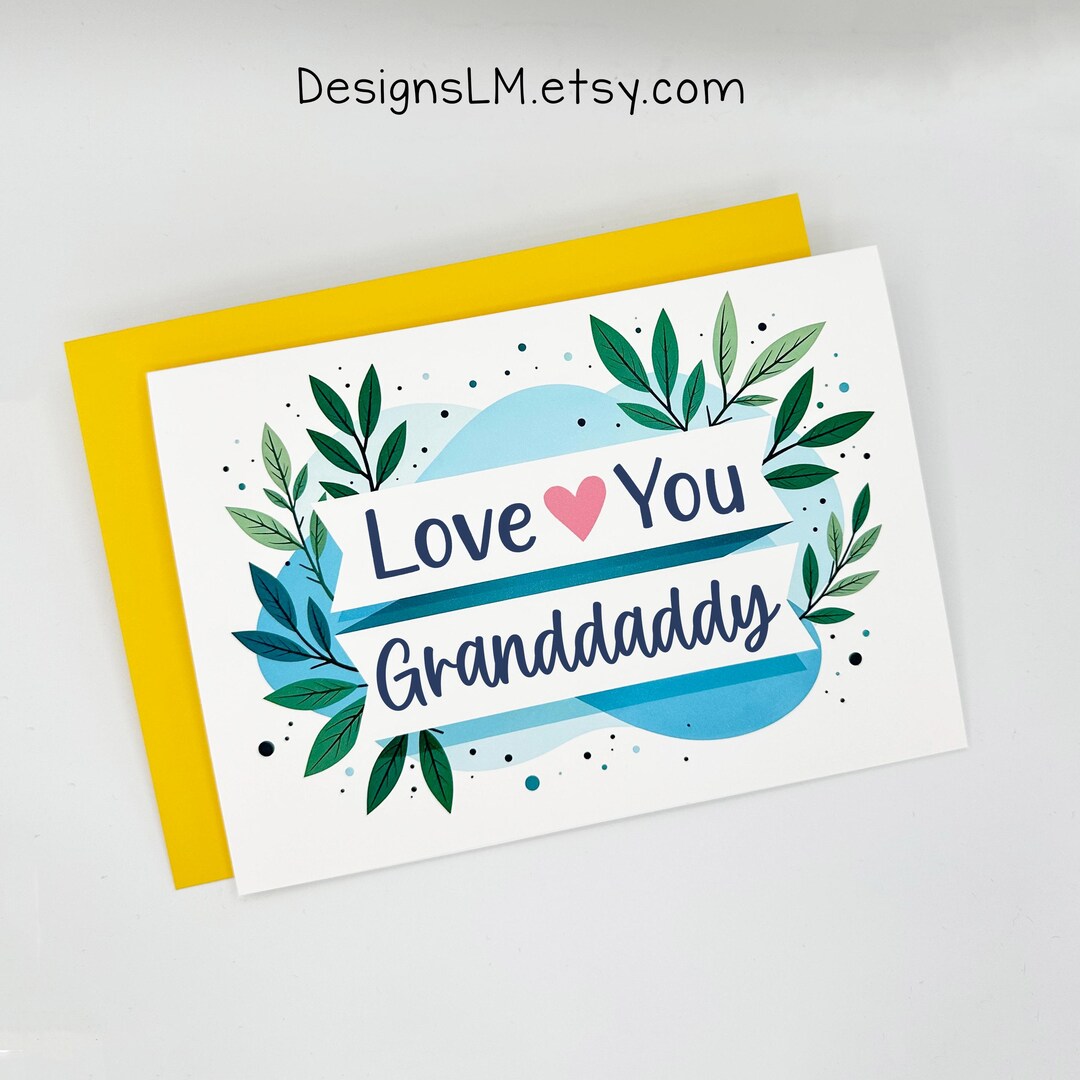 Love You Granddaddy - Simply Stated - Father's Day / Birthday / Any ...
