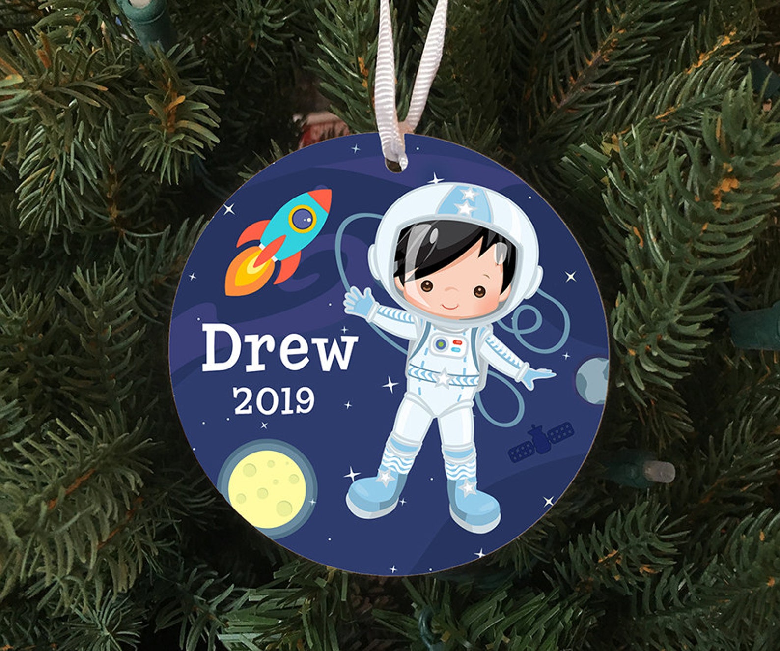 Personalized Boy Astronaut Ornament Keepsake Custom Made to - Etsy