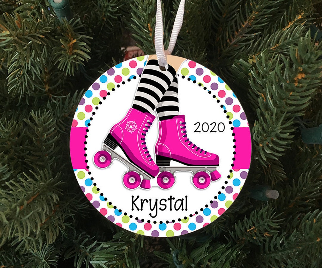 Personalized Girls Rollerskate Ornament Keepsake Custom Made - Etsy