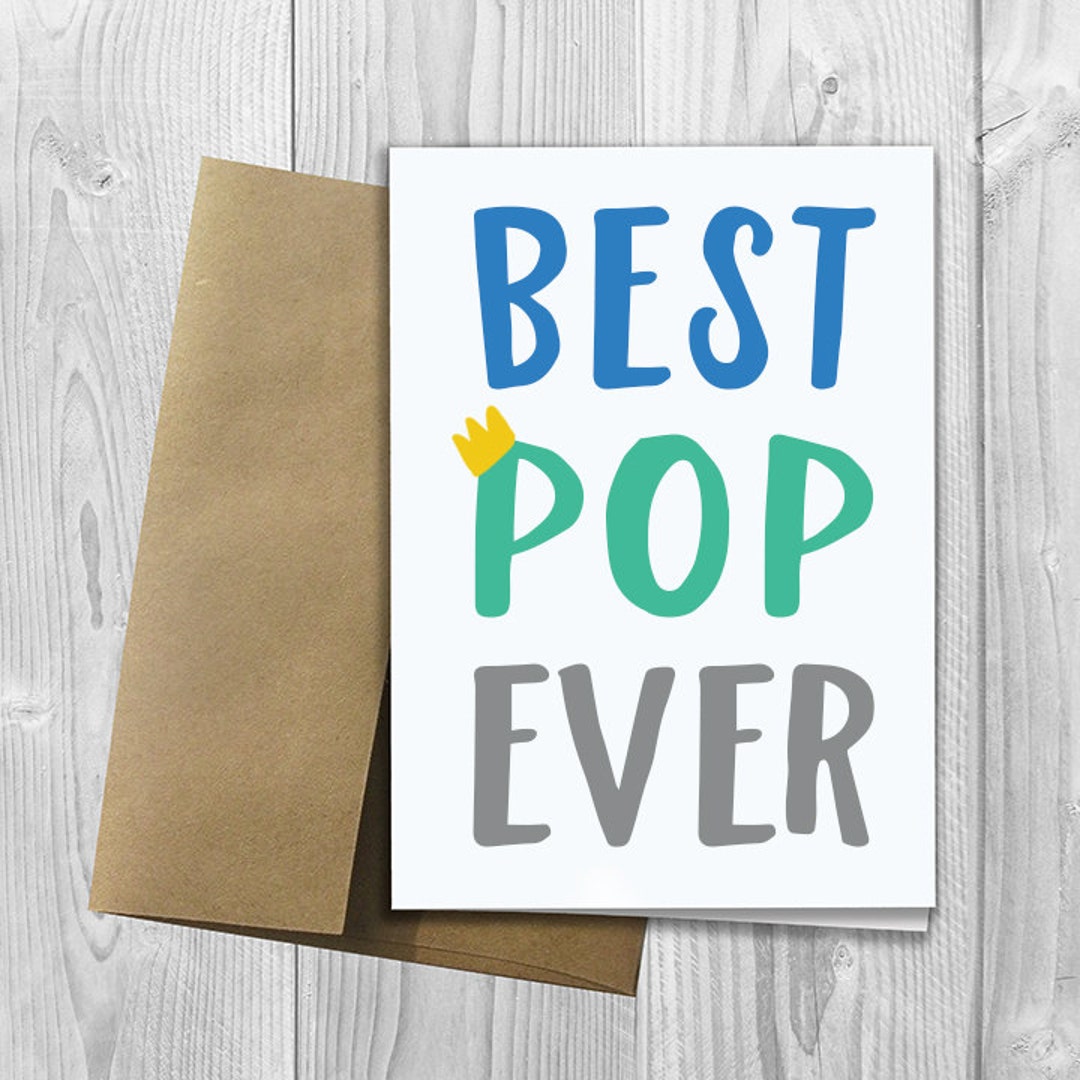 Best Pop Ever - Simply Stated - Father's Day / Birthday / Any Occasion ...