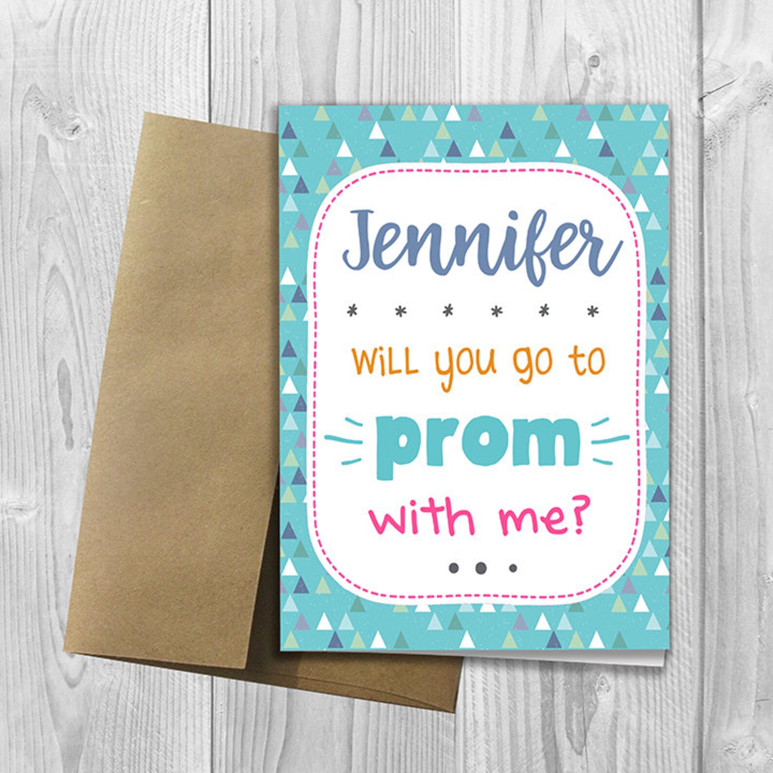 Prom Proposal Personalized Any Name Will You Go to Prom - Etsy