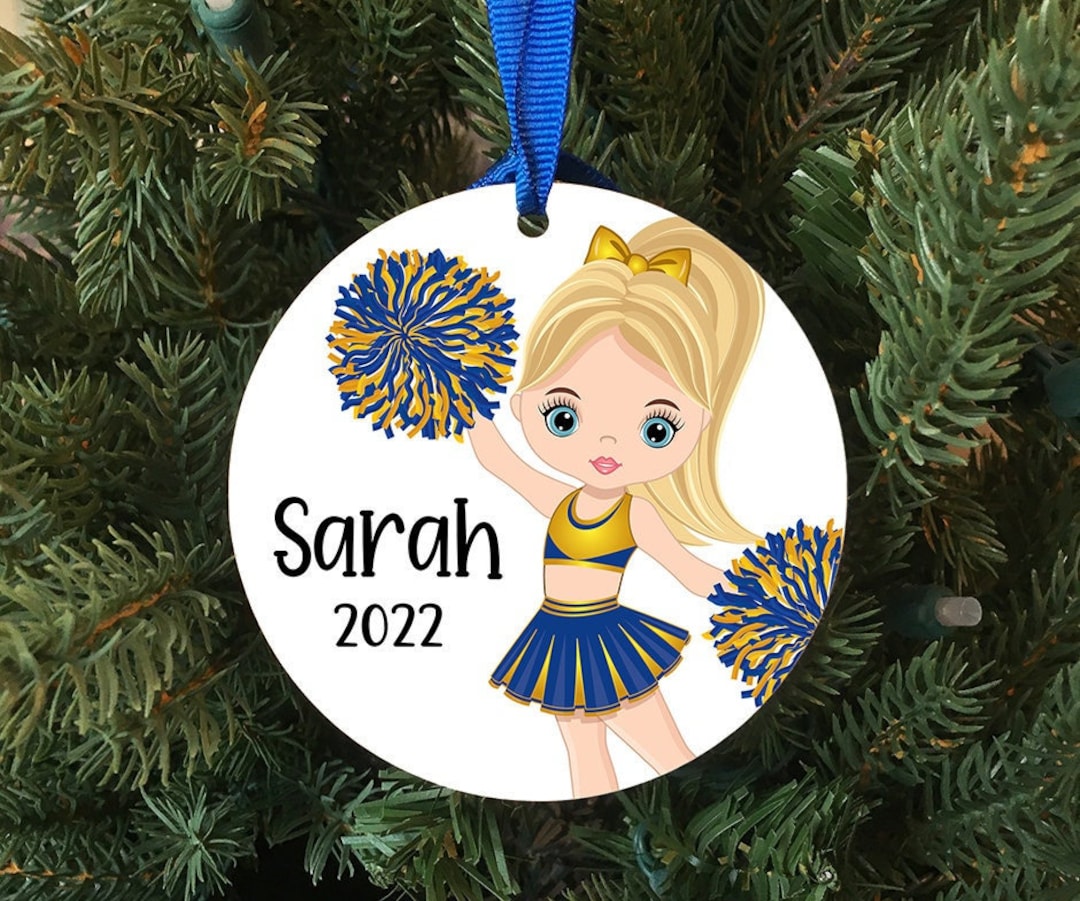 Personalized Girl Cheerleader Ornament Keepsake - Custom Made to Order ...