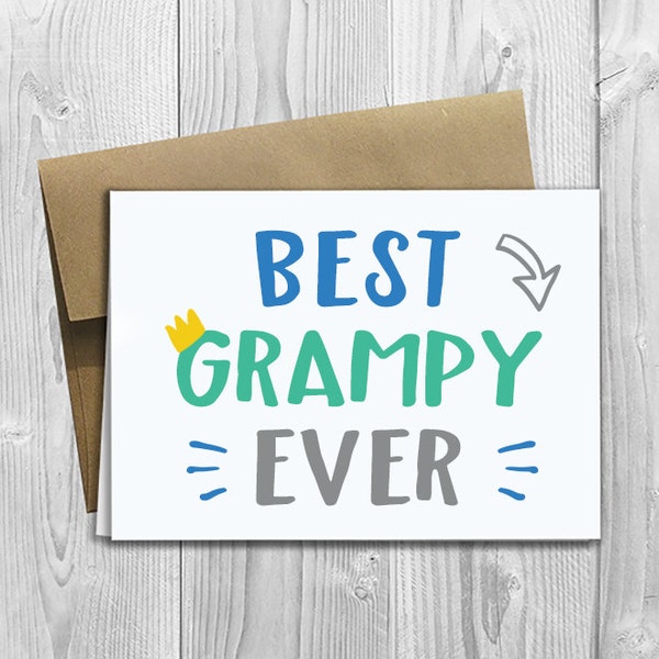 Happy Birthday Grampy Card - Etsy