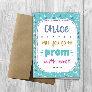 Prom Proposal Personalized Any Name, Will You Go to Prom With Me ...