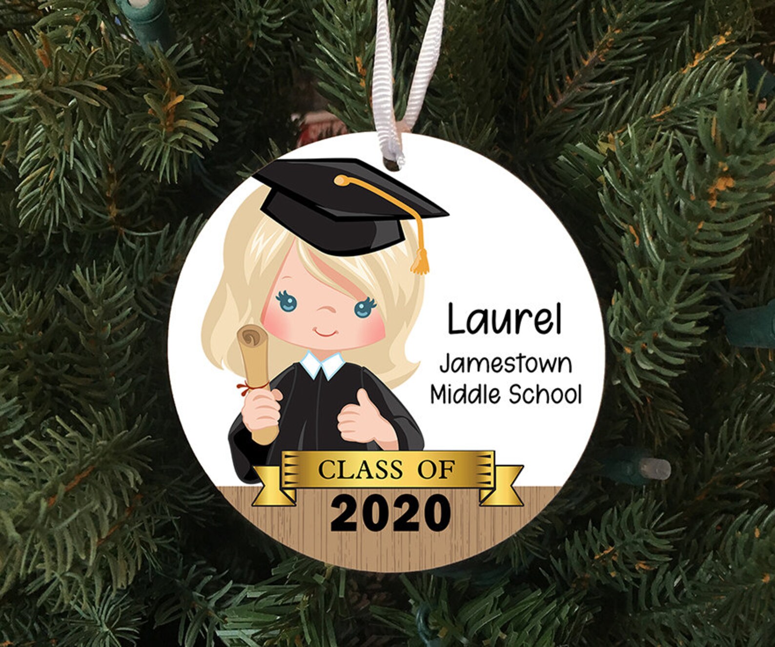 Personalized School Graduation Year & Grade High School | Etsy