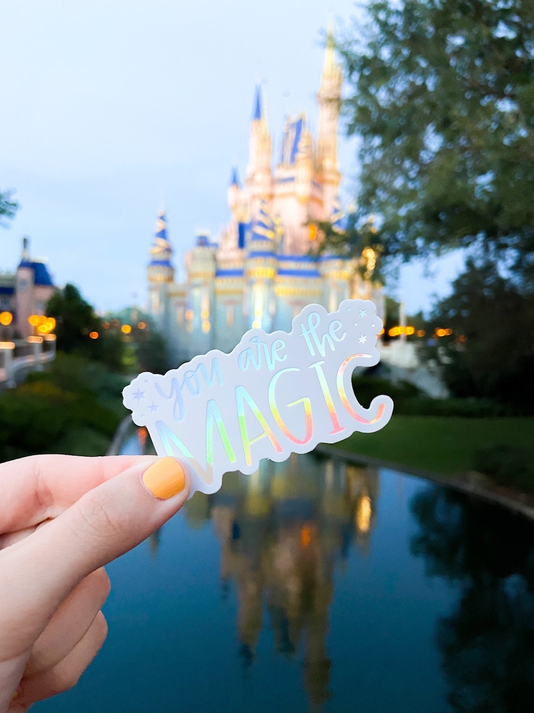 You Are the Magic Holographic Sticker, Disney Decal, Walt Disney World ...