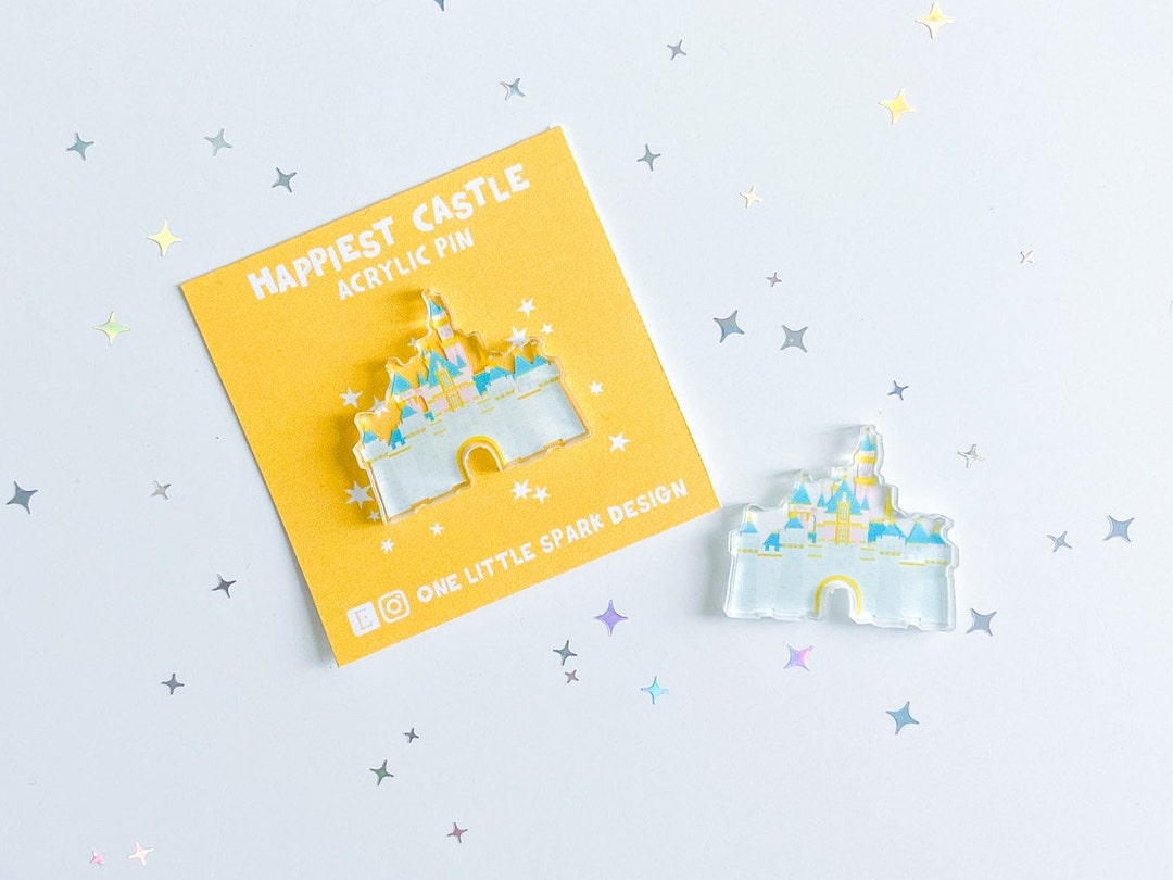 Disneyland Castle Pin, Sleeping Beauty Castle Badge, Little Disney ...
