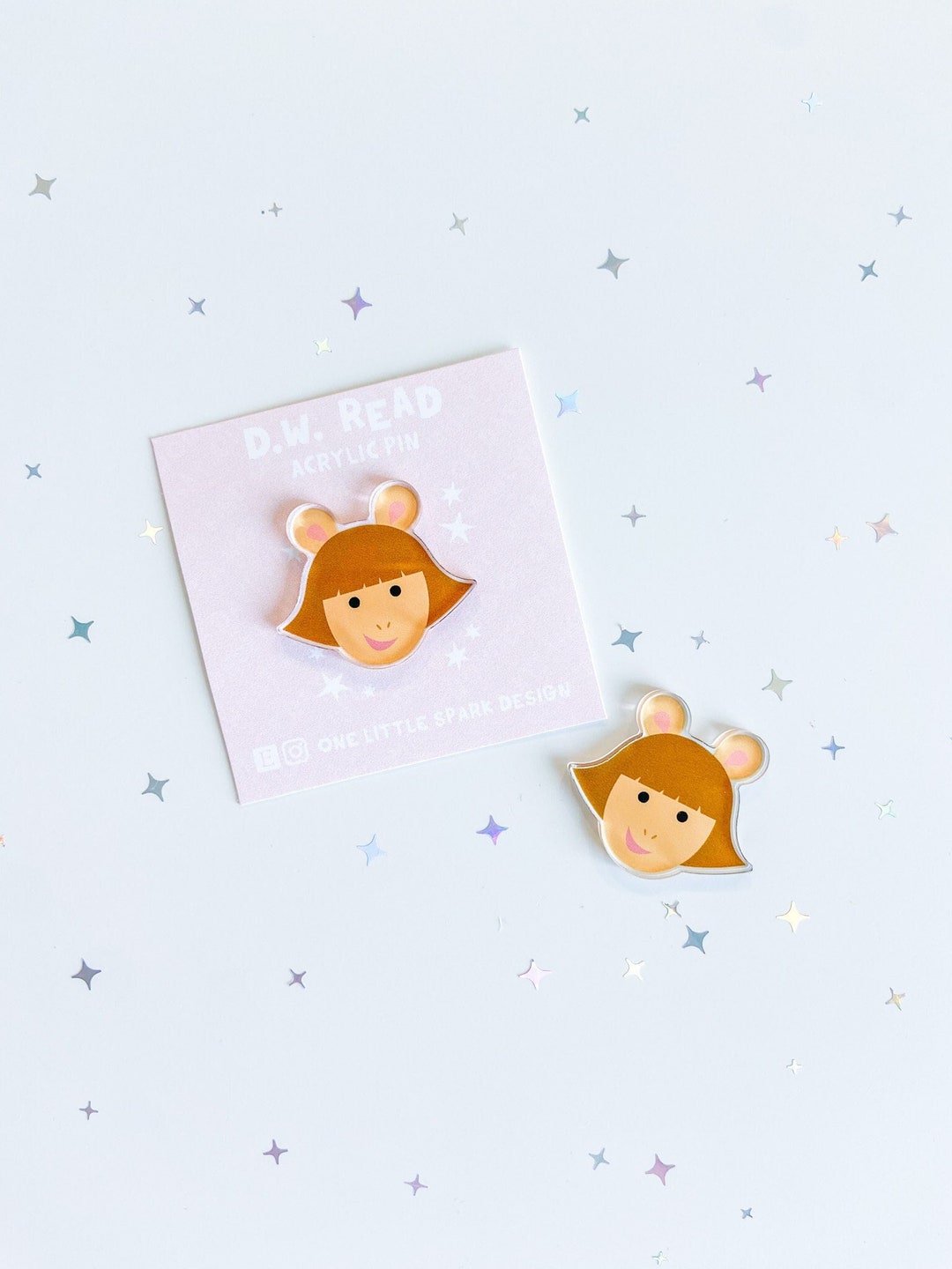 DW Read Acrylic Pin, PBS Badge, Cute Pin Accessory, Arthur Gift, What a ...
