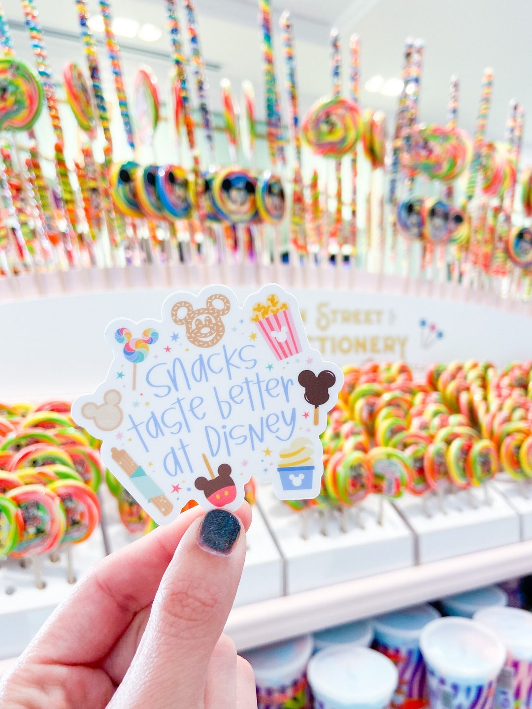 Snacks Taste Better at Disney Sticker, Disney Decal, WDW Food ...