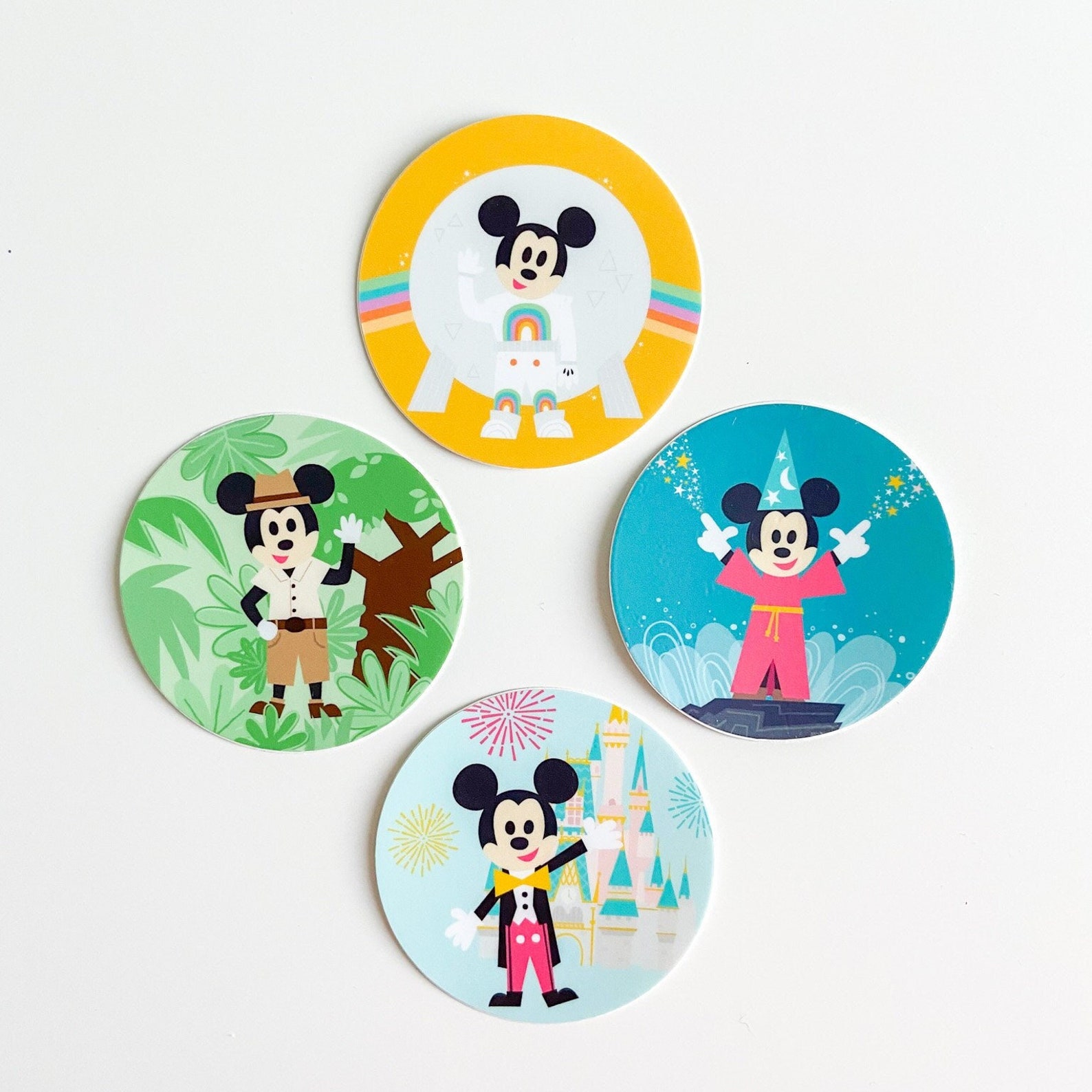 WDW Mickey Mouse Sticker Bundle Disney Sticker Pack Disney | Etsy