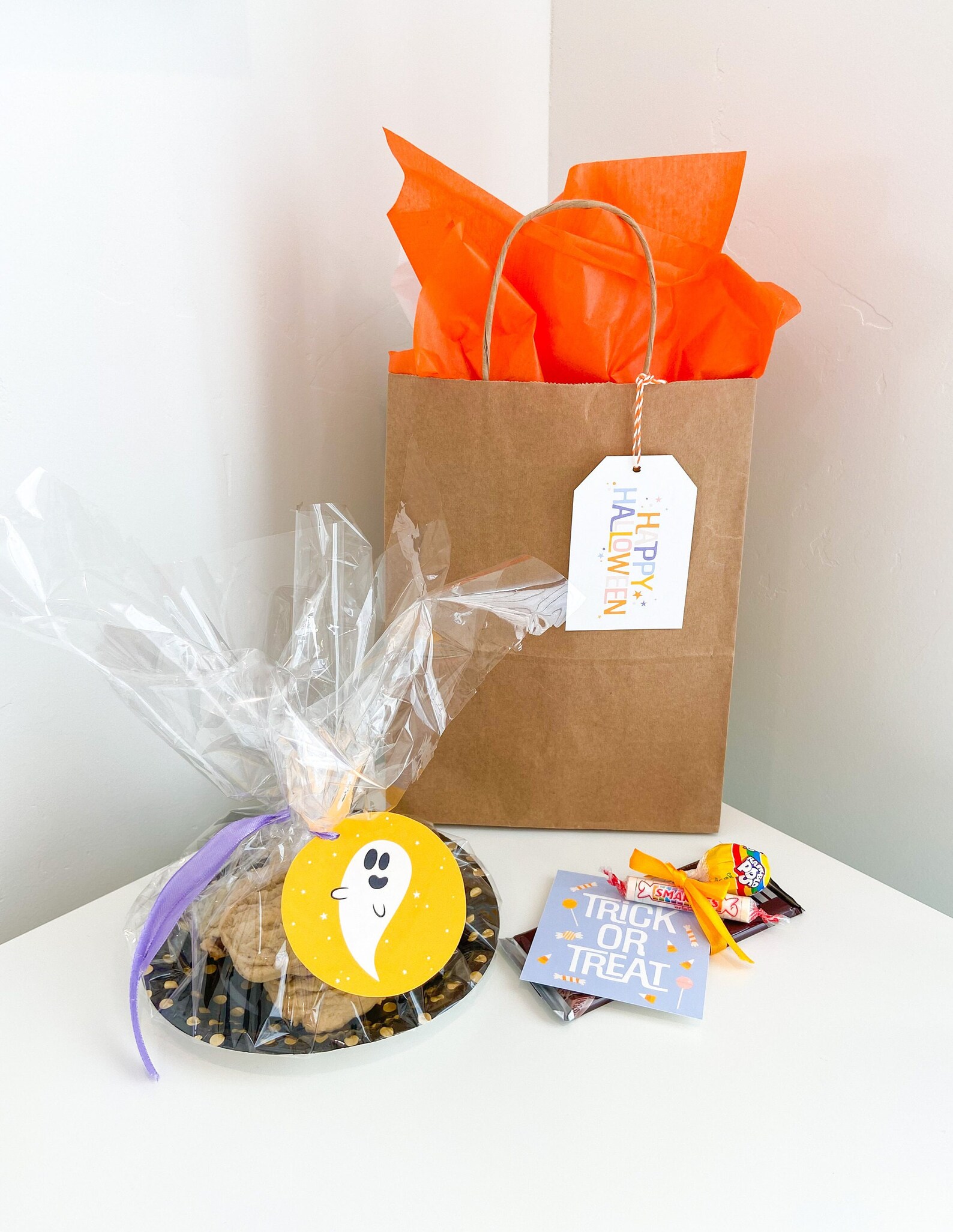 Halloween Tags Printable Halloween Treat Bag Tags Boo Basket - Etsy