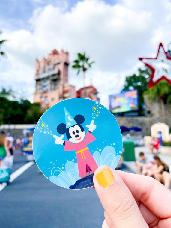 Sorcerer Mickey Sticker Fantasmic Disney Decal Hollywood - Etsy
