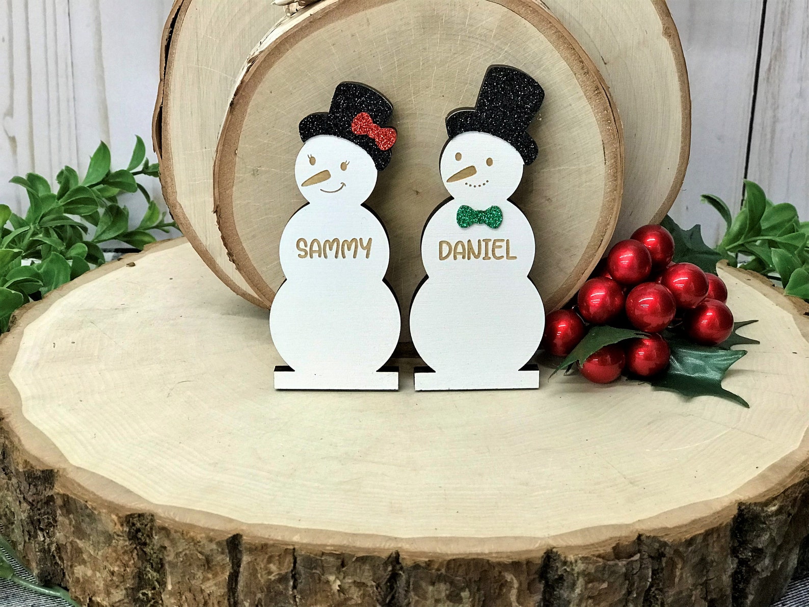 Snowman Standee Personalized Winter Wonderland Decoration - Etsy