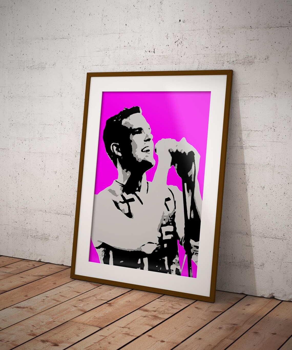 Brandon Flowers Pop Art Wall Art Print Pop Art Print | Etsy UK