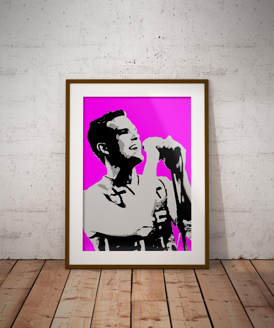 Brandon Flowers Pop Art Wall Art Print Pop Art Print | Etsy