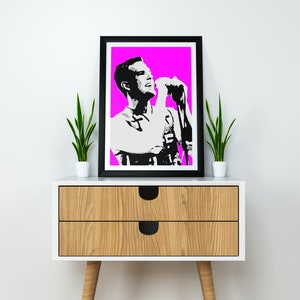 Brandon Flowers Pop Art Wall Art Print Pop Art Print - Etsy