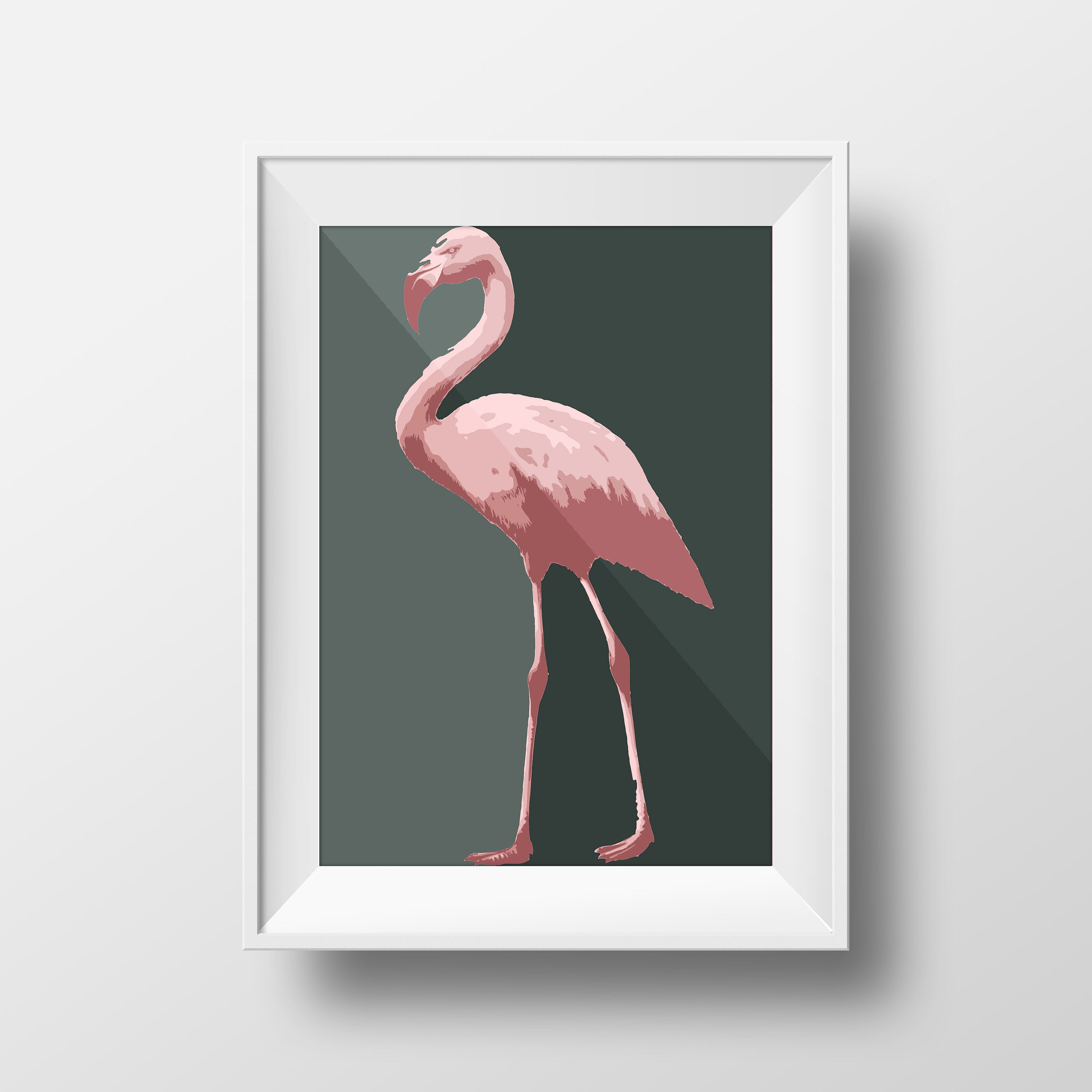 Flamingo Pop Art