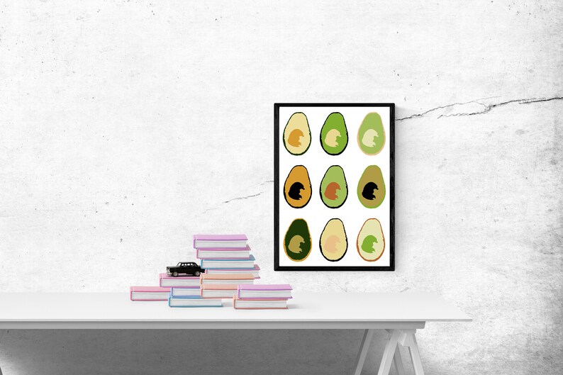 Kitchen Wall Art A5 A4 A3 A2 Avocado Digital Print Free - Etsy