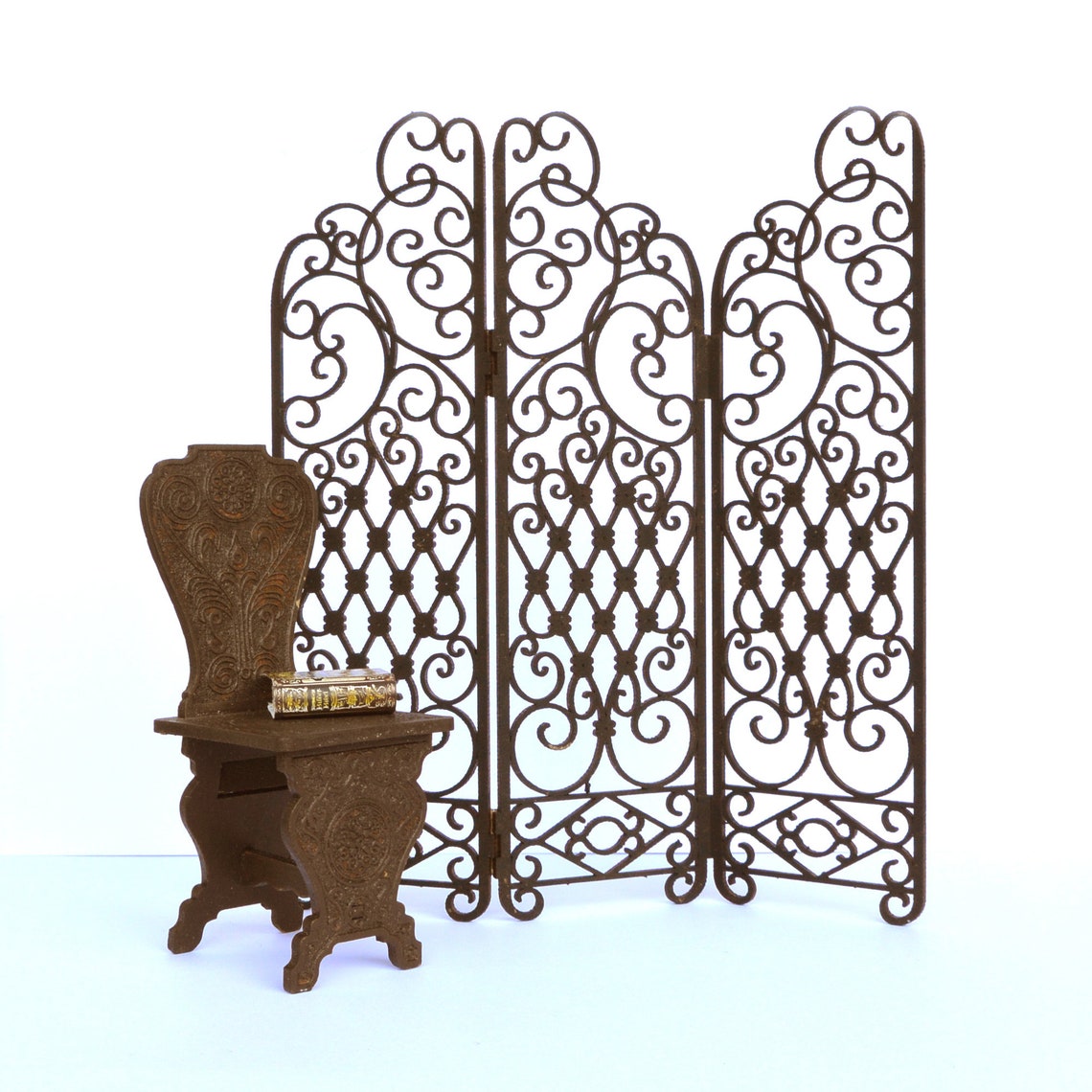 Victorian Room Divider Dollhouse Miniature Kit 1:12 | Etsy