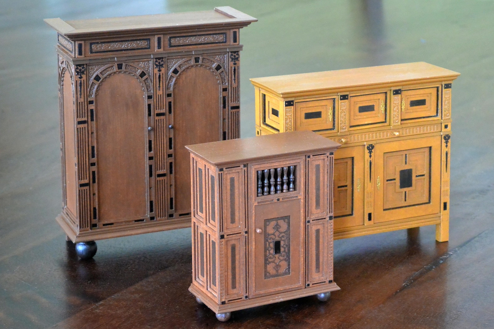 Dutch Renaissance Cabinet Dollhouse Miniature Kit 1:12 - Etsy