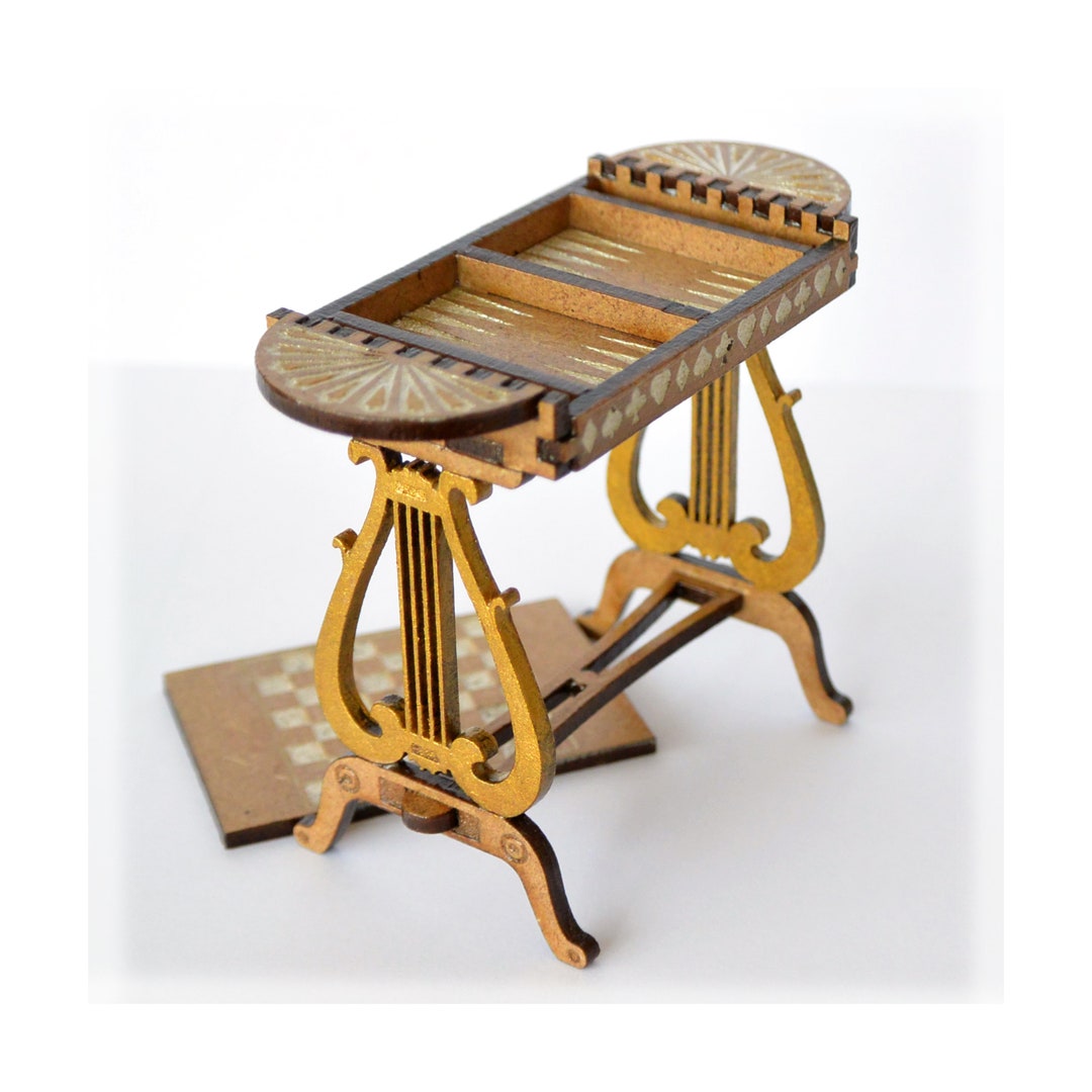 Games Table Dollhouse Miniature Kit 1:12 - Etsy