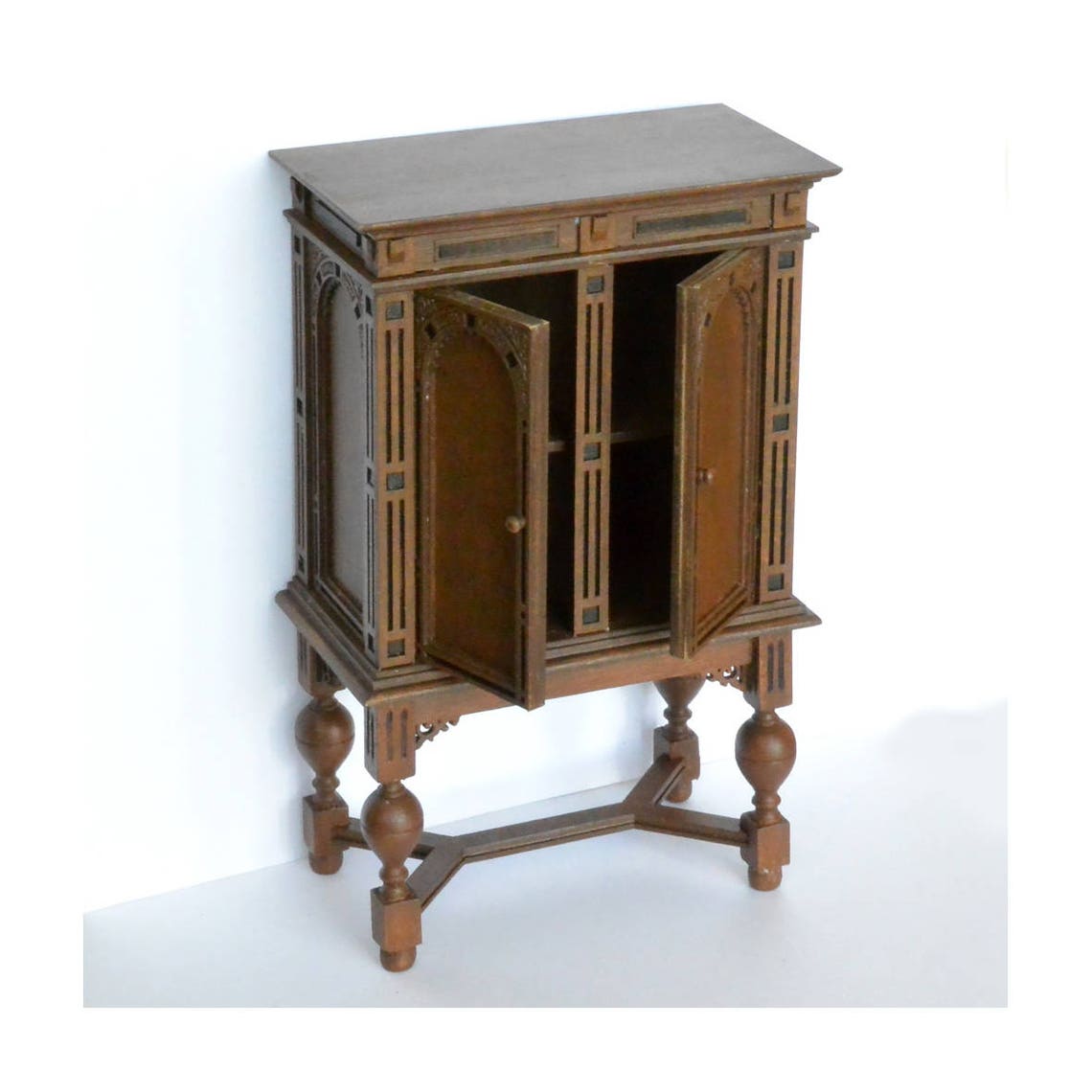 Renaissance Cabinet on Stand Dollhouse Miniature Kit 1:12 | Etsy