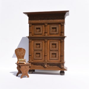 Dutch Renaissance Cabinet Dollhouse Miniature Kit 1:12 - Etsy