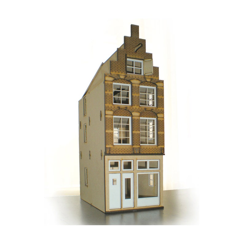 Dutch Canal House Dollshouse Miniature Kit 1:48 Prinshendrikkade ...