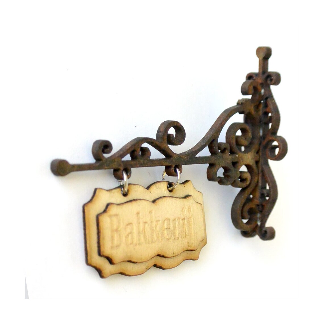 Sign Board Dollhouse Miniature Kit 1:12 | Etsy