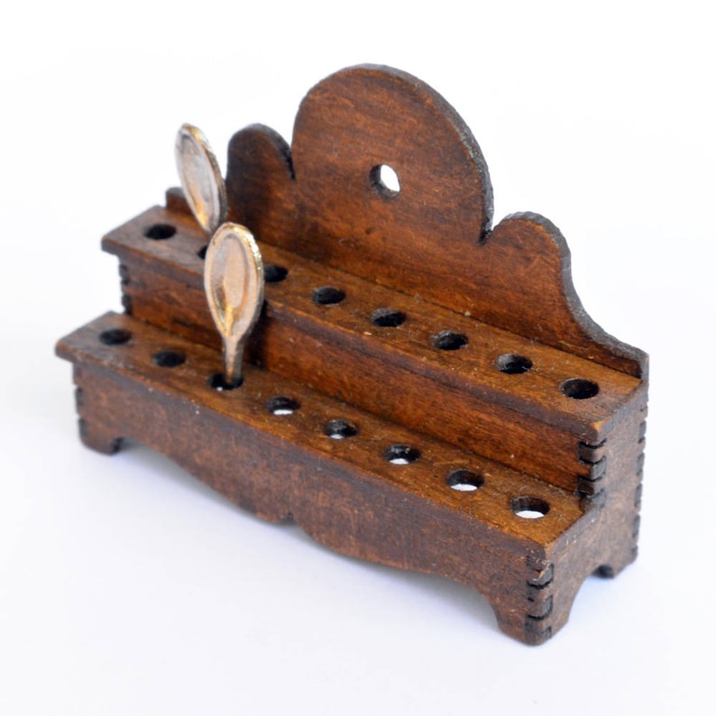 19th Century Spoon Rack Dollhouse Miniature Kit 1:12 - Etsy Australia