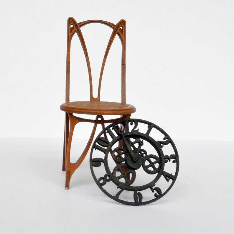 Steampunk Clock Dollhouse Miniature Kit 1:12 - Etsy