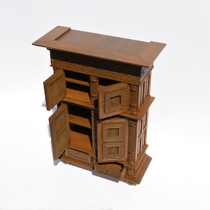 Dutch Renaissance Cabinet Dollhouse Miniature Kit 1:12 - Etsy