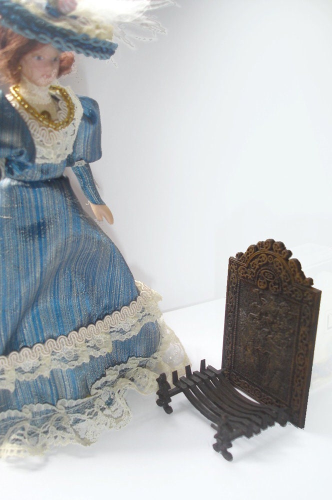 Fire Backplate Big - Dollhouse Miniature Kit 1:12 - Etsy