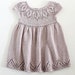 Girls Dress Knitting Pattern - Anya Dress Knitting Pattern - Baby Dress ...