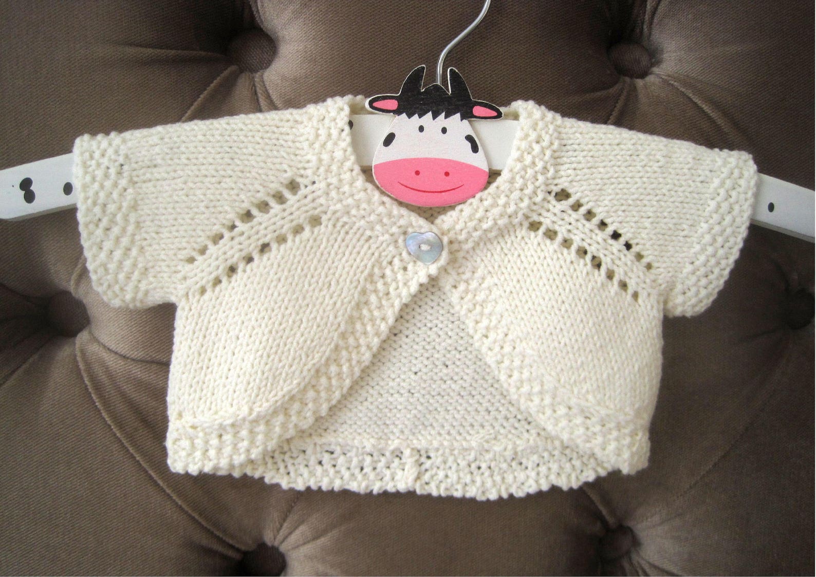 Baby Girl Easy Bolero Knit Pattern, Easy Knitting Pattern Baby Girl ...